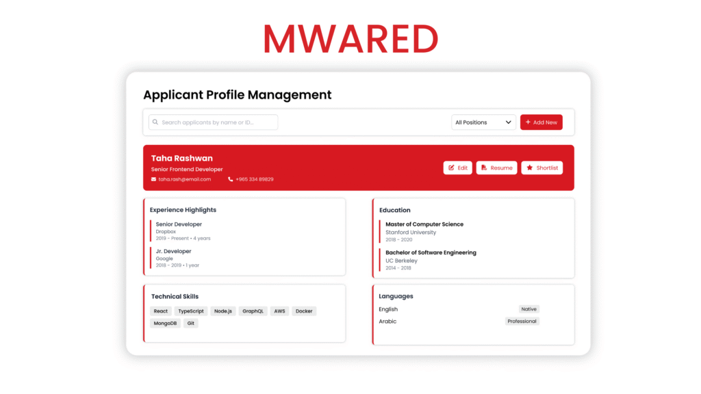 MAWARED – Web-Based Human Resource Management System